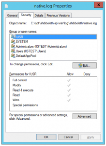 Configuring native.log for Shibboleth SP3 on IIS - IdM Engineering